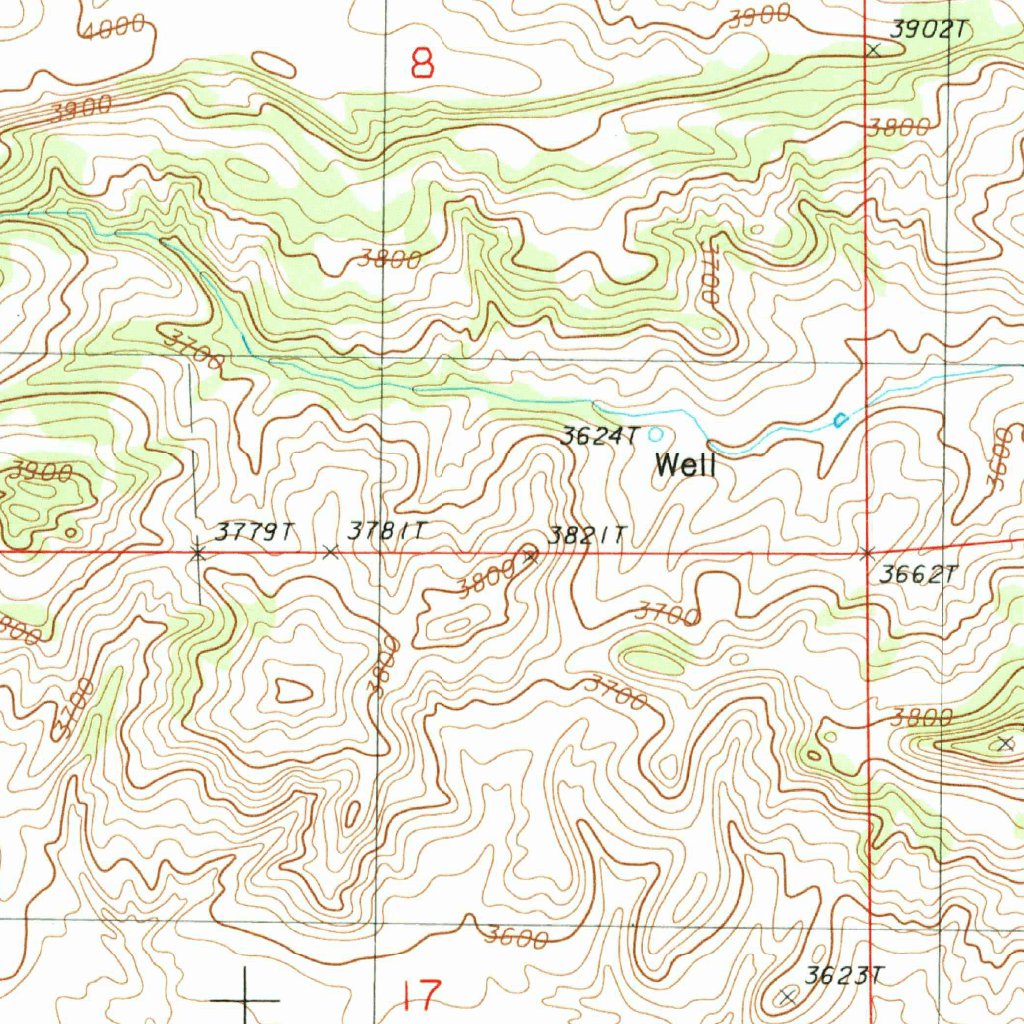 Beulah, WY-SD (1984, 24000-Scale) Map by United States Geological ...