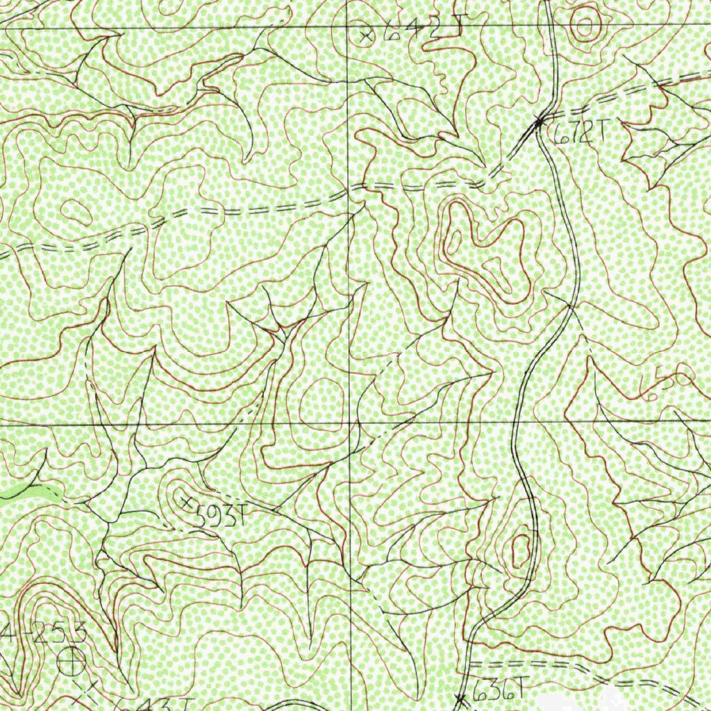 Big Apache Hill, TX (1983, 24000-Scale) Map by United States Geological ...