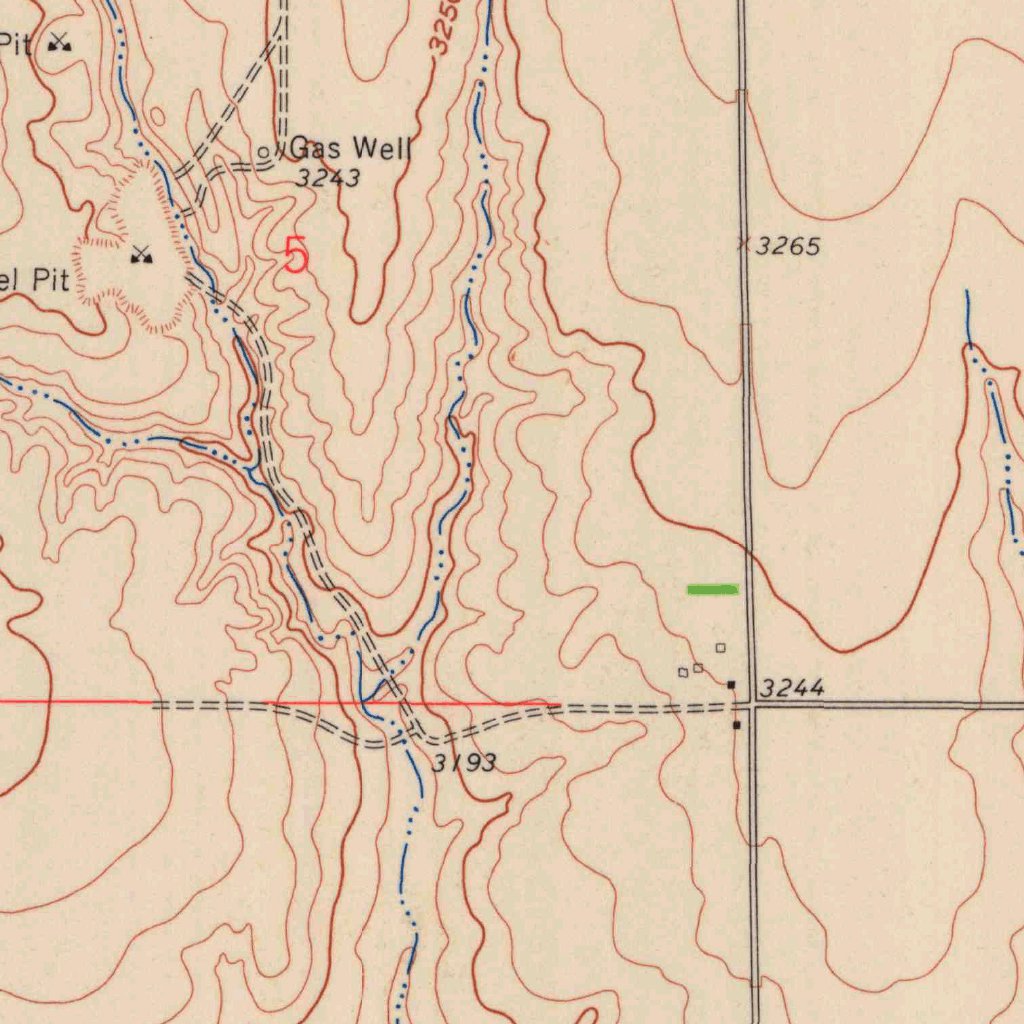 Big Bow NE, KS (1959, 24000-Scale) Map by United States Geological ...