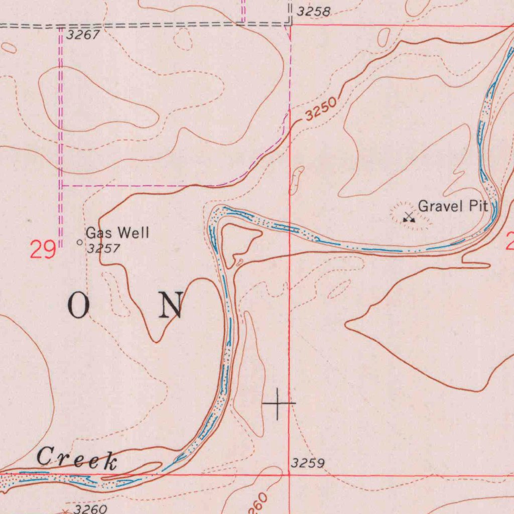 Big Bow NW, KS (1959, 24000-Scale) Map by United States Geological ...