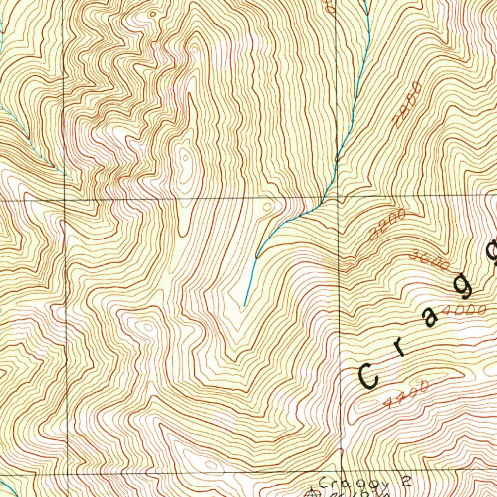 Big Craggies, OR (1989, 24000-Scale) Map by United States Geological ...