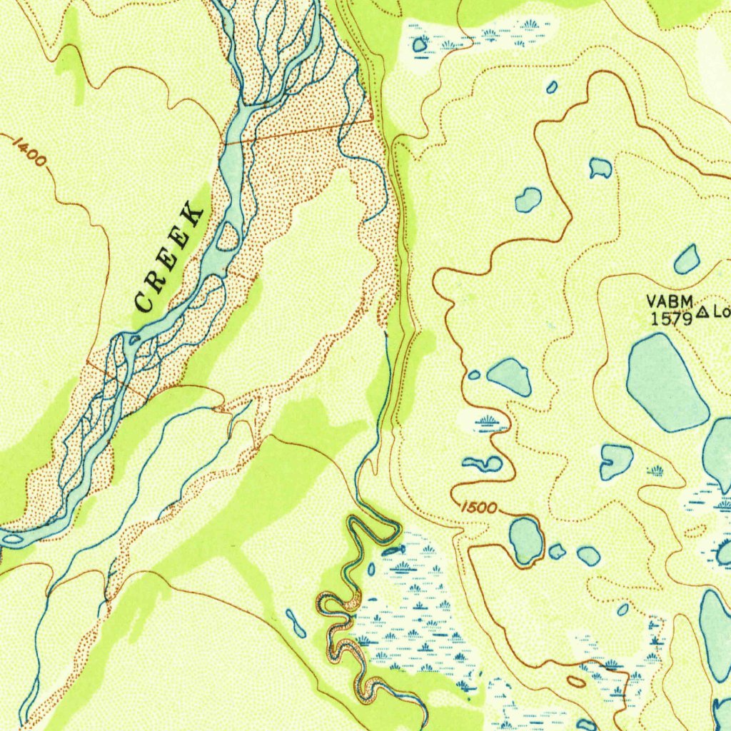 Big Delta A-5, AK (1952, 63360-Scale) Map by United States Geological ...