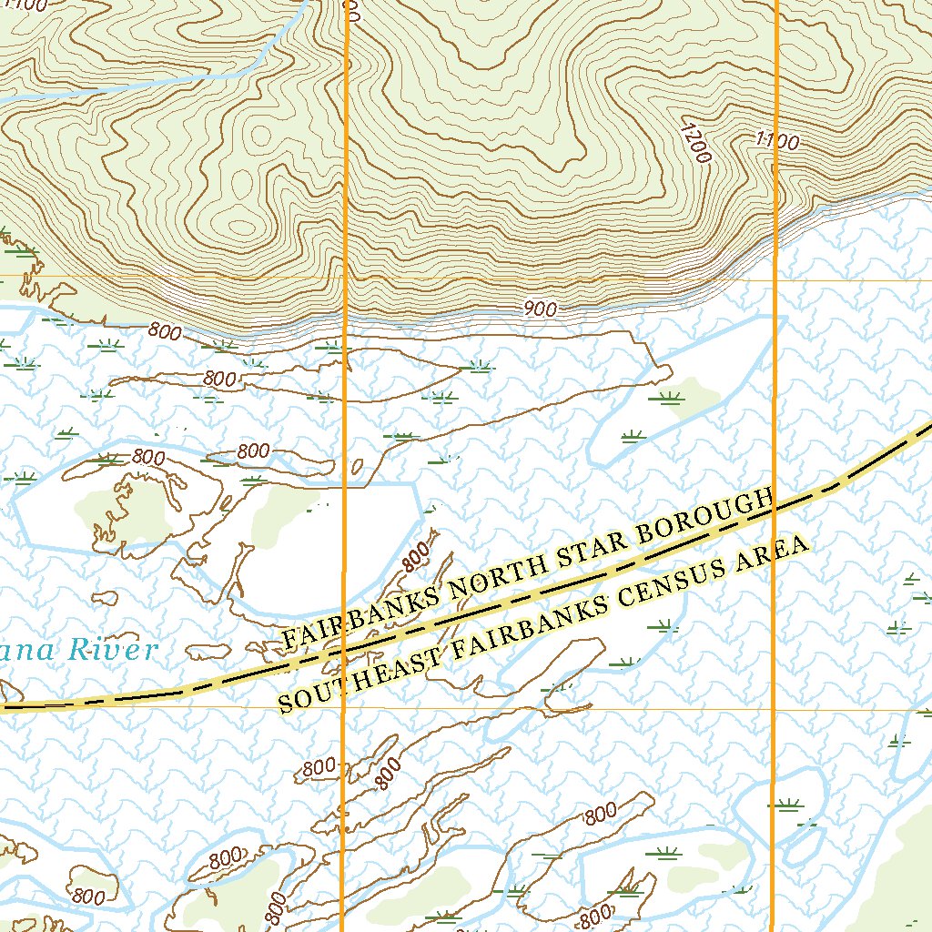 Big Delta B-6 SE, AK (2021, 25000-Scale) Map by United States ...