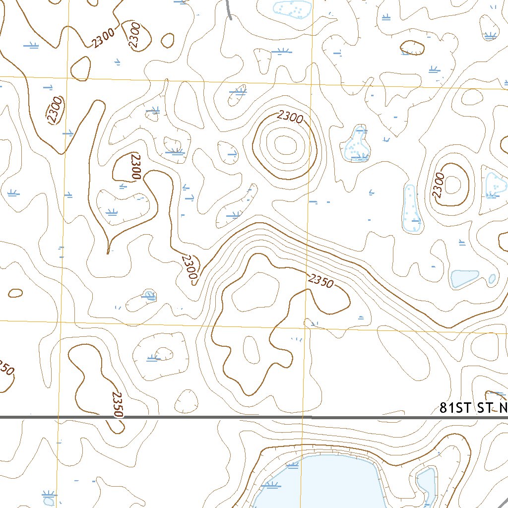 Big Meadow, ND (2020, 24000-Scale) Map by United States Geological ...