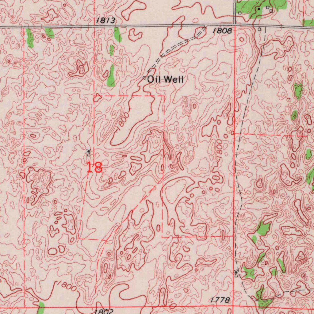 Big Salt Marsh, KS (1971, 24000-Scale) Map by United States Geological ...