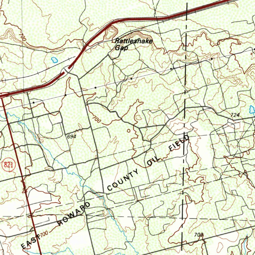 Big Spring, TX (1986, 100000-Scale) Map by United States Geological ...