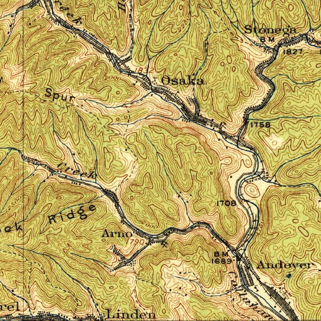 Big Stone Gap, VA-KY (1929, 62500-Scale) Map by United States ...