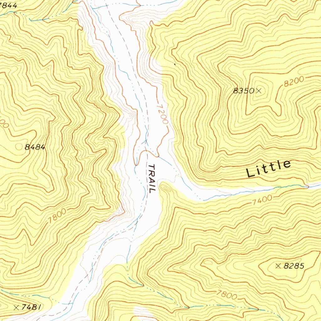 Big Ten Peak East, NV (1971, 24000-Scale) Map by United States ...