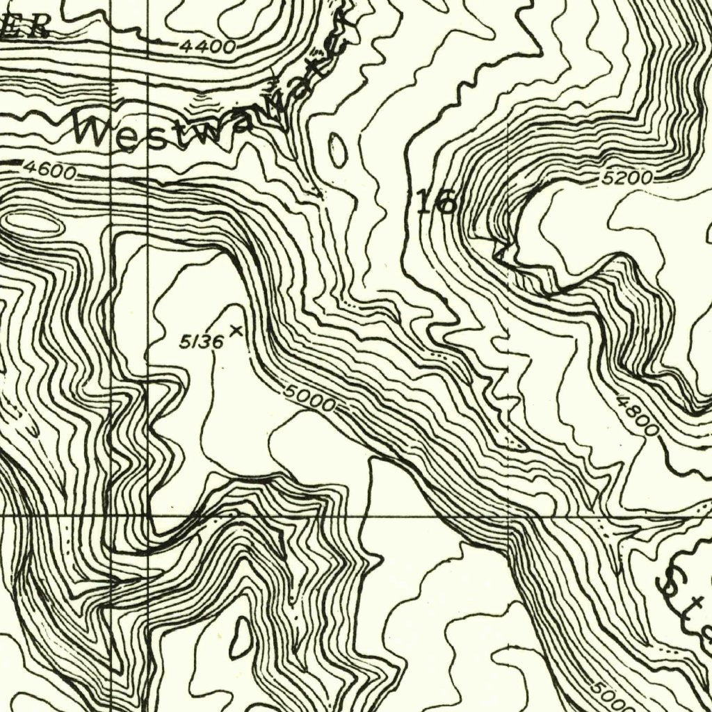 Big Triangle, UT (1954, 24000-Scale) Map by United States Geological ...