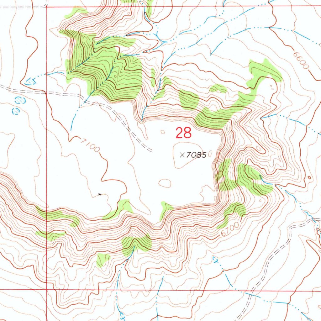 Bijou Basin, CO (1970, 24000-Scale) Map by United States Geological ...