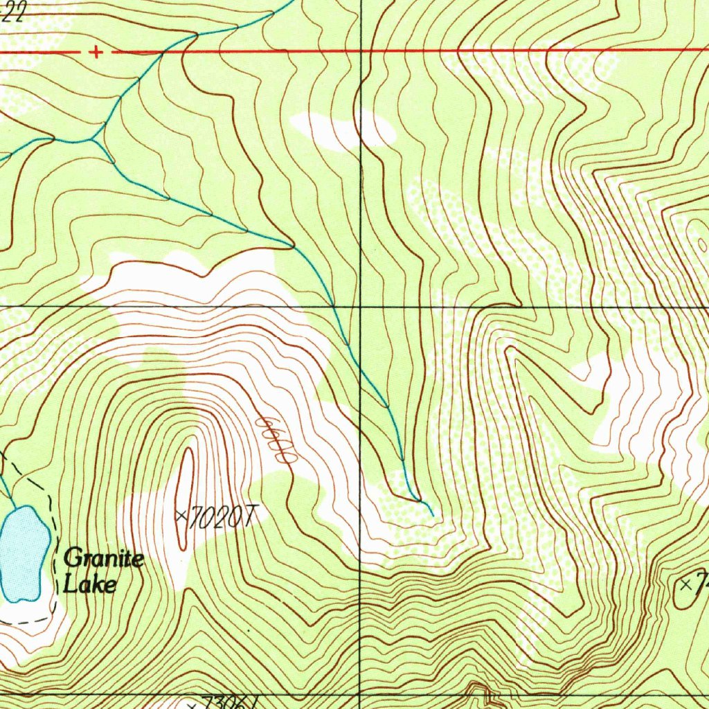 Billys Peak, CA (1986, 24000-Scale) Map by United States Geological ...