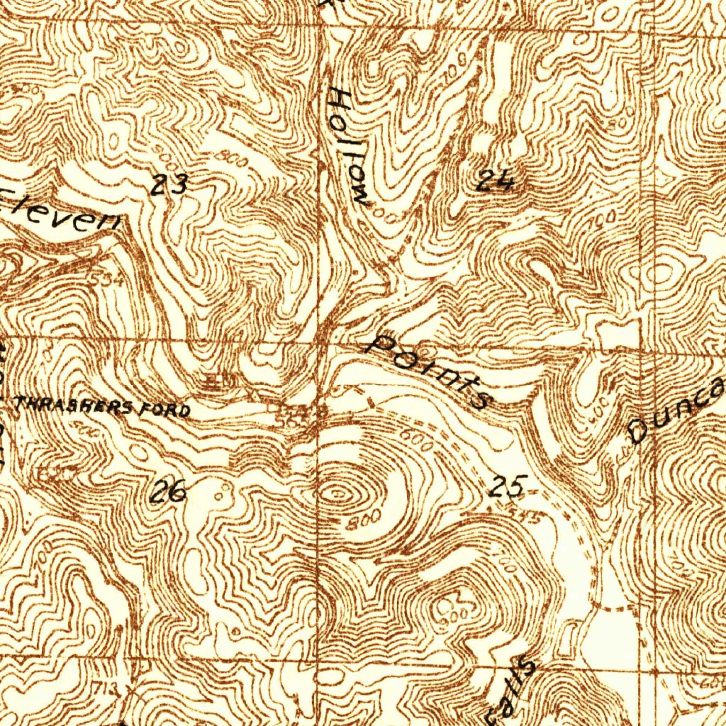Birch Tree, MO (1931, 48000-Scale) Map by United States Geological ...