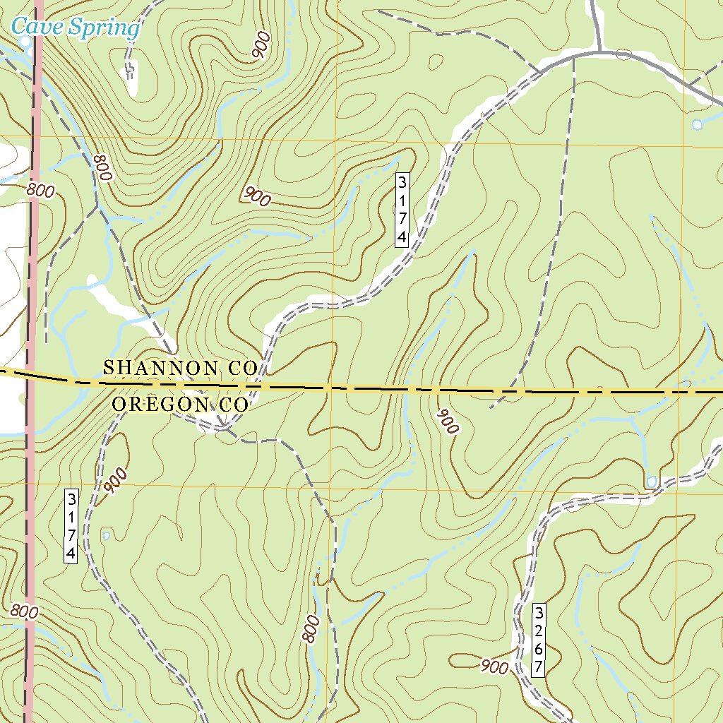 Birch Tree, MO (2021, 24000-Scale) Map by United States Geological ...