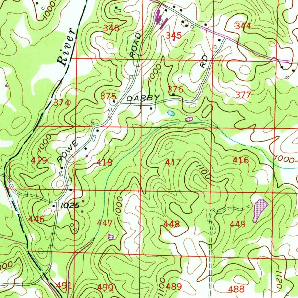Birmingham, GA (1956, 24000-Scale) Map by United States Geological ...