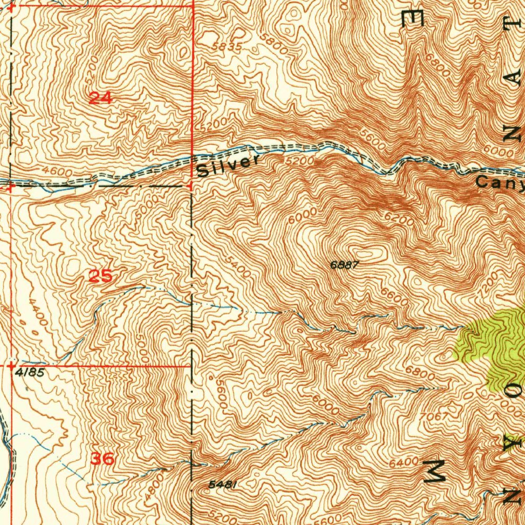 Bishop, CA (1951, 62500-Scale) Map by United States Geological Survey ...