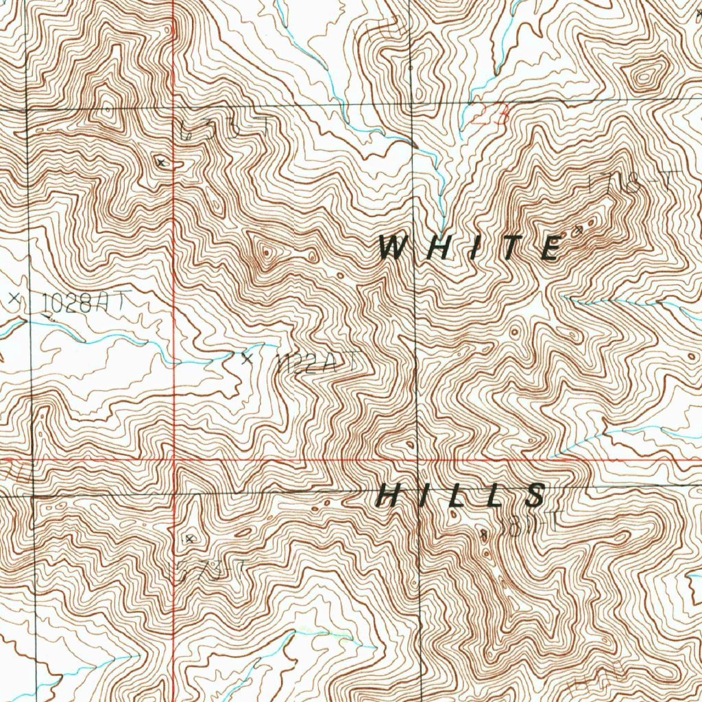 Black Gap, AZ (1986, 24000-Scale) Map by United States Geological ...