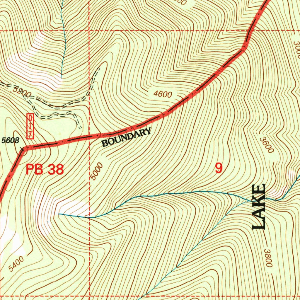 Blair Lake, OR (1997, 24000-Scale) Map by United States Geological ...