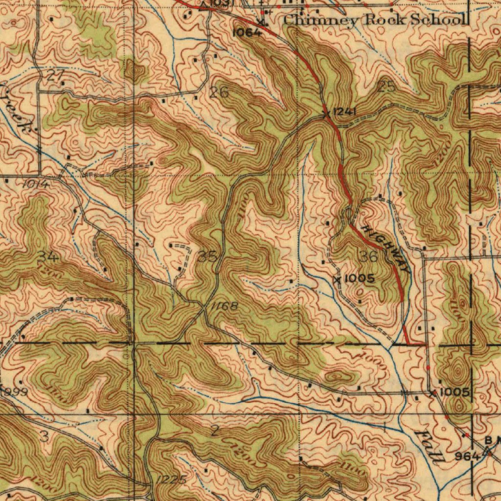 Blair, WI (1927, 62500-Scale) Map by United States Geological Survey ...