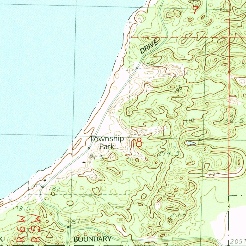 Bliss, MI (1982, 25000-Scale) Map by United States Geological Survey ...