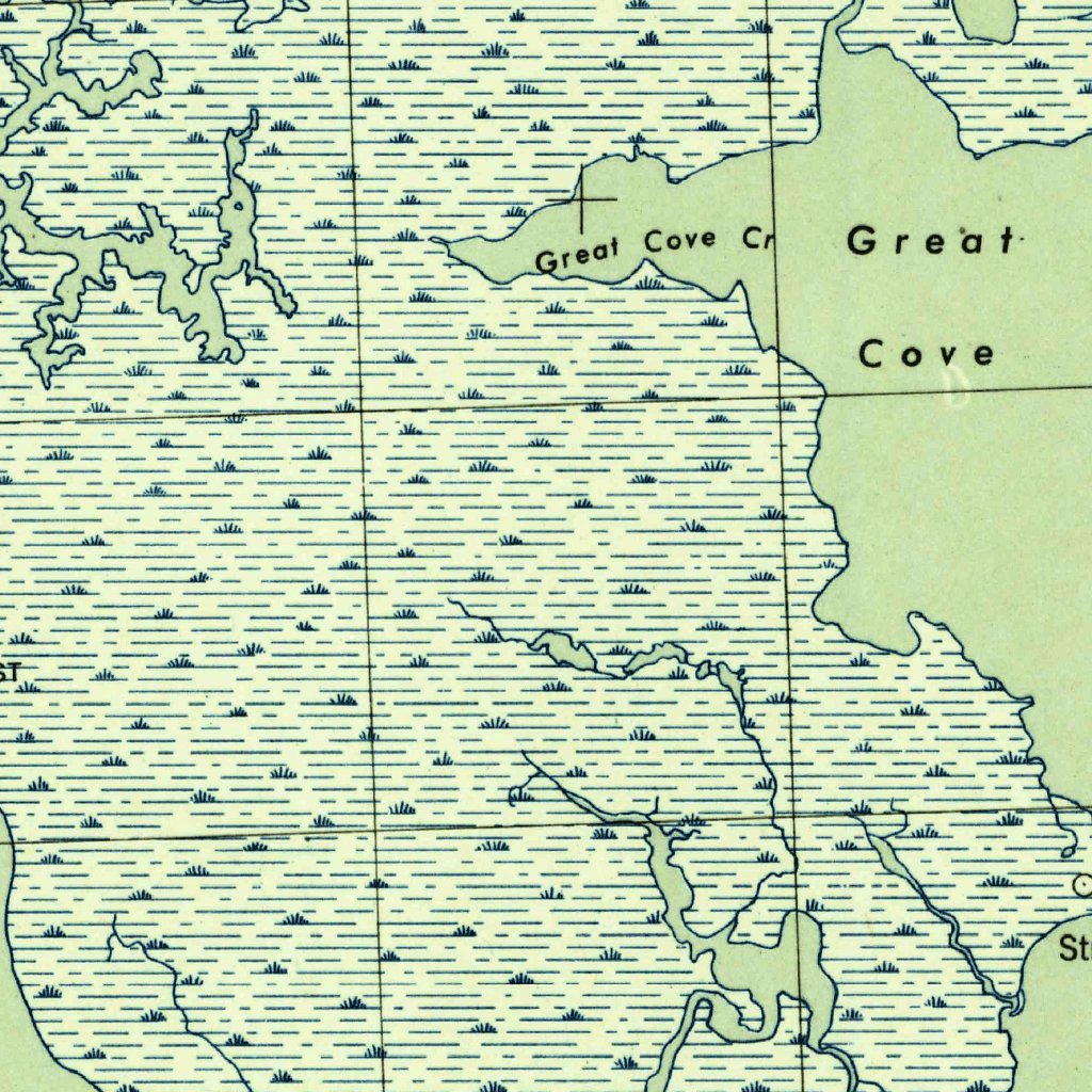 Bloodsworth Island, MD (1943, 31680-Scale) Map by United States ...