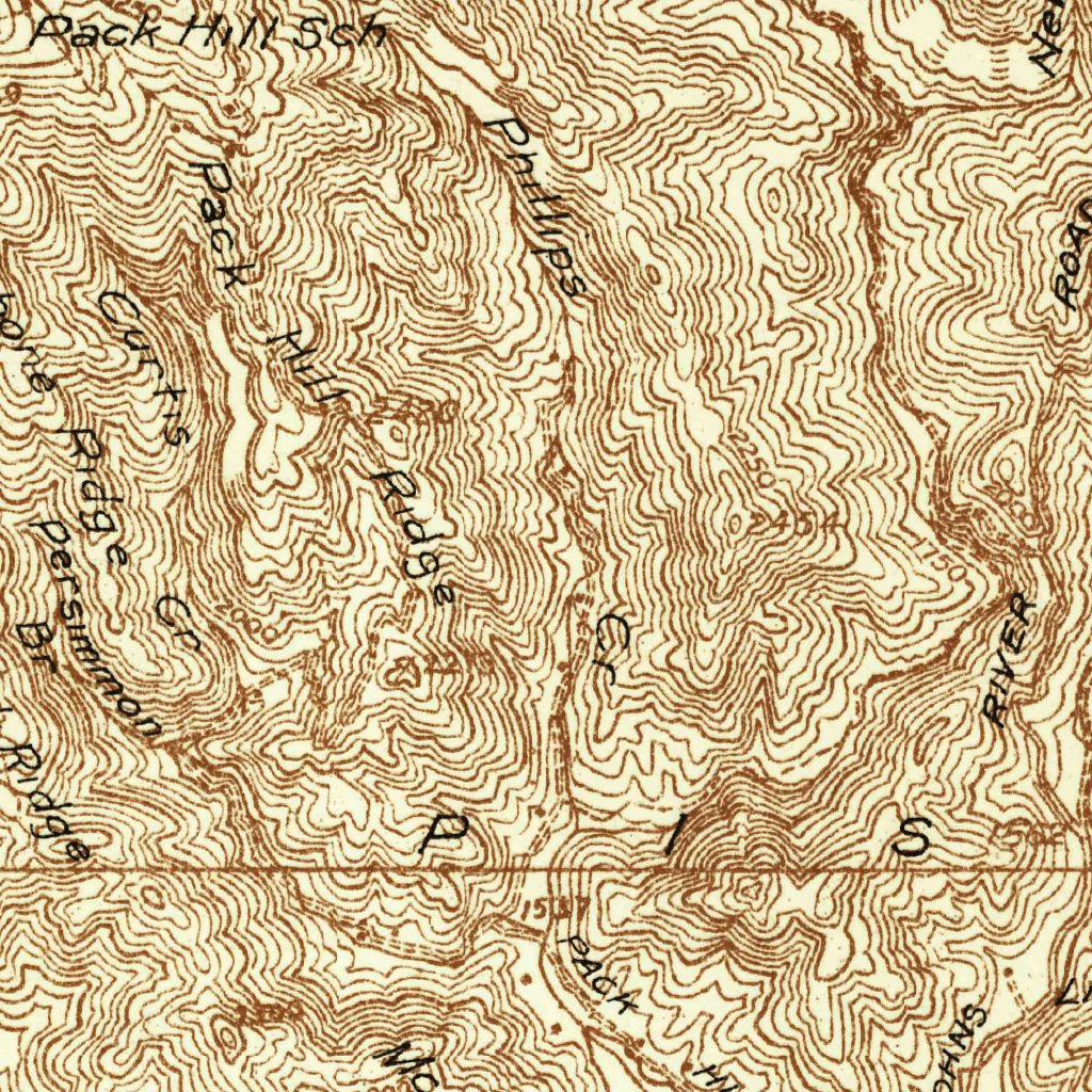 Blowing Rock, NC (1936, 48000-Scale) Map by United States Geological ...