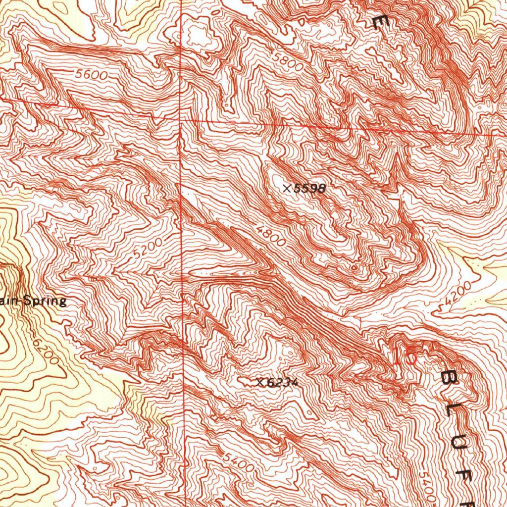 Blue Diamond, NV (1972, 24000-Scale) Map by United States Geological ...