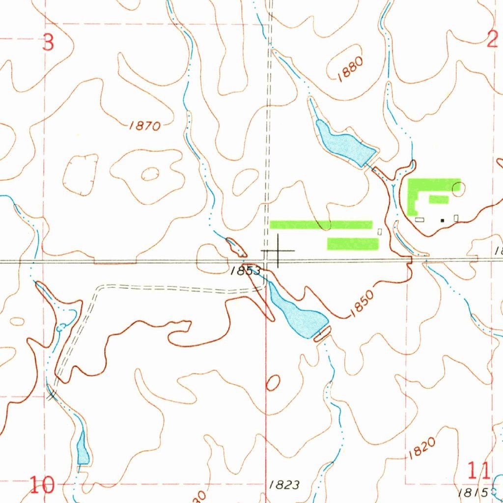 Blunt NW, SD (1967, 24000-Scale) Map by United States Geological Survey ...