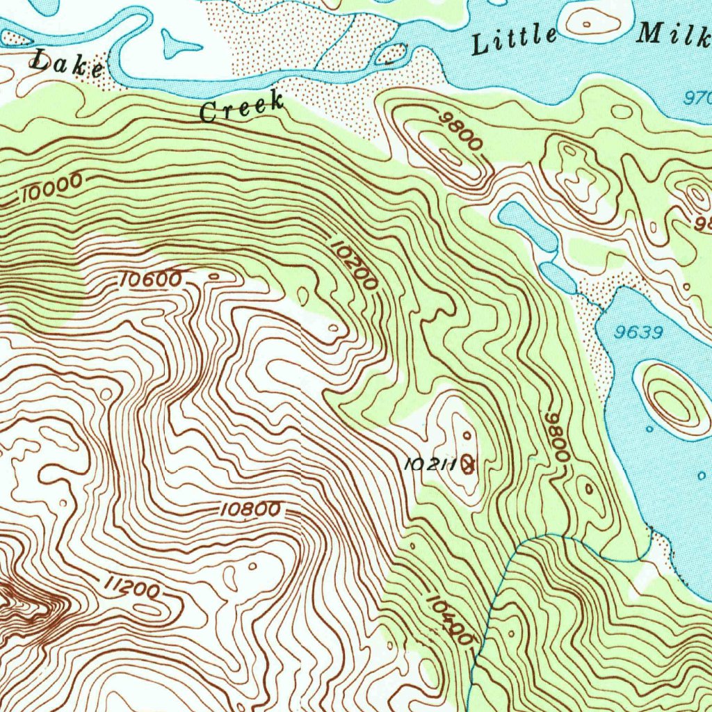 Bob Lakes, WY (1952, 24000-Scale) Map by United States Geological ...