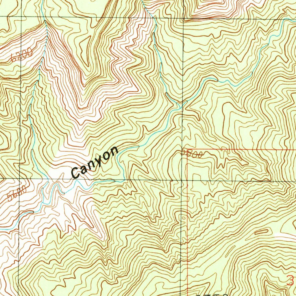 Bobby Canyon South, UT (1991, 24000-Scale) Map by United States ...