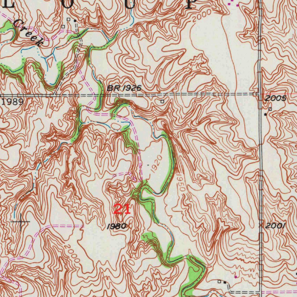 Boelus, NE (1953, 24000-Scale) Map by United States Geological Survey ...