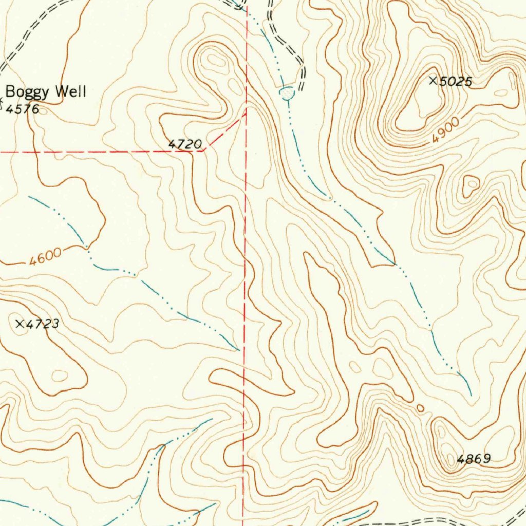 Boggy Draw, TX (1978, 24000-Scale) Map by United States Geological ...