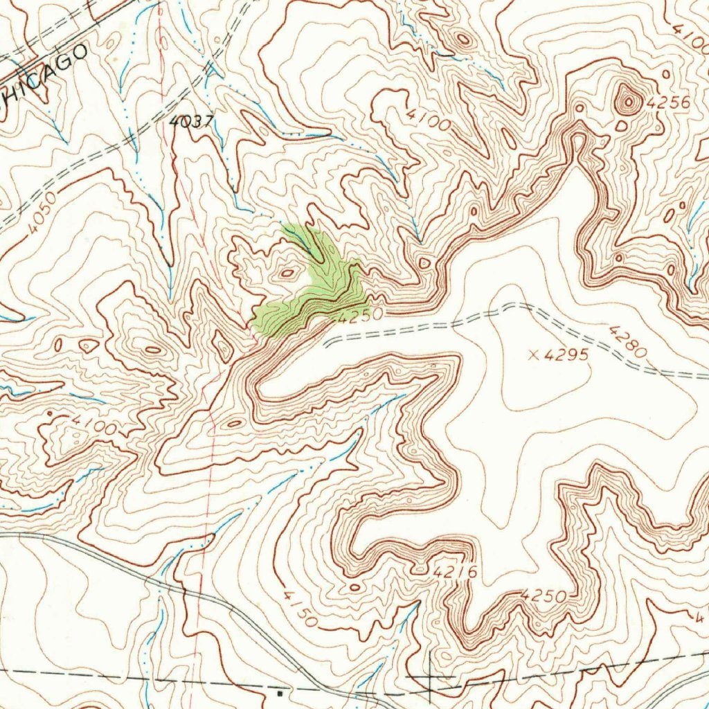 Boise, TX (1966, 24000-Scale) Map by United States Geological Survey ...