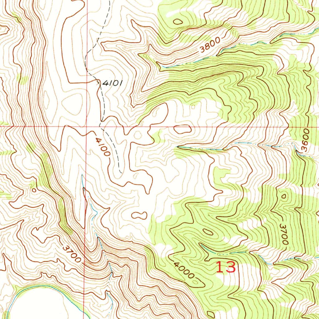 Boland Ridge, SD (1957, 24000-Scale) Map by United States Geological ...