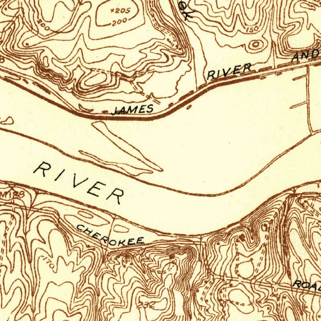 Bon Air, VA (1936, 24000-Scale) Map by United States Geological Survey ...