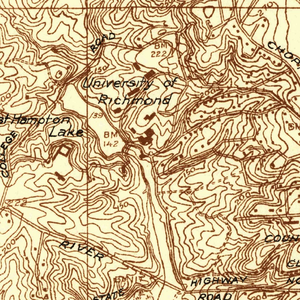 Bon Air, VA (1936, 24000-Scale) Map by United States Geological Survey ...