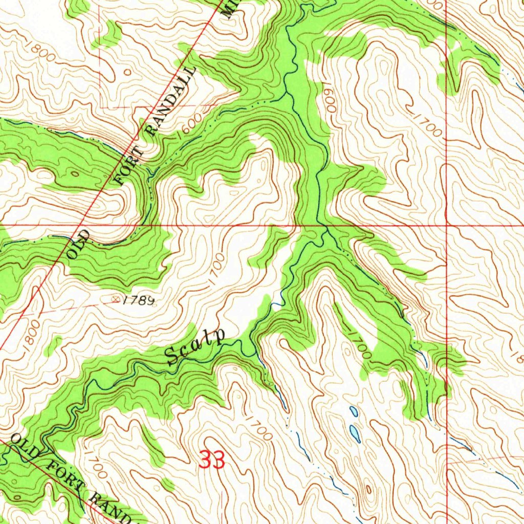 Bonesteel, SD (1964, 24000-Scale) Map by United States Geological ...