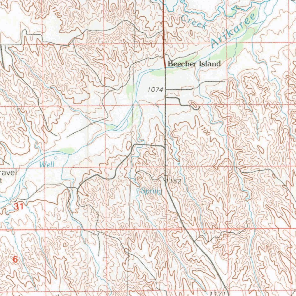 Bonny Reservoir, CO-KS (1983, 100000-Scale) Map by United States ...