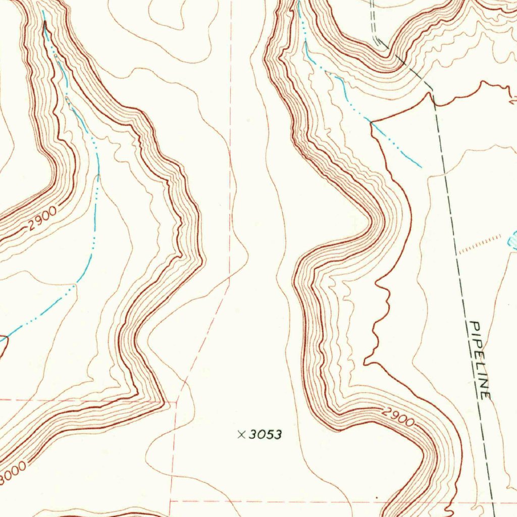 Bootleg Canyon, TX (1969, 24000-Scale) Map by United States Geological ...