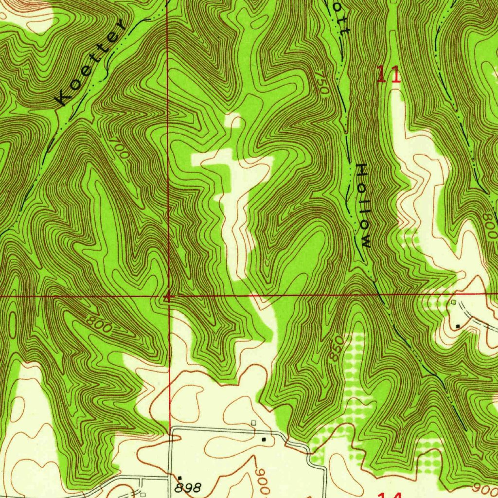 Borden, IN (1957, 24000-Scale) Map by United States Geological Survey ...