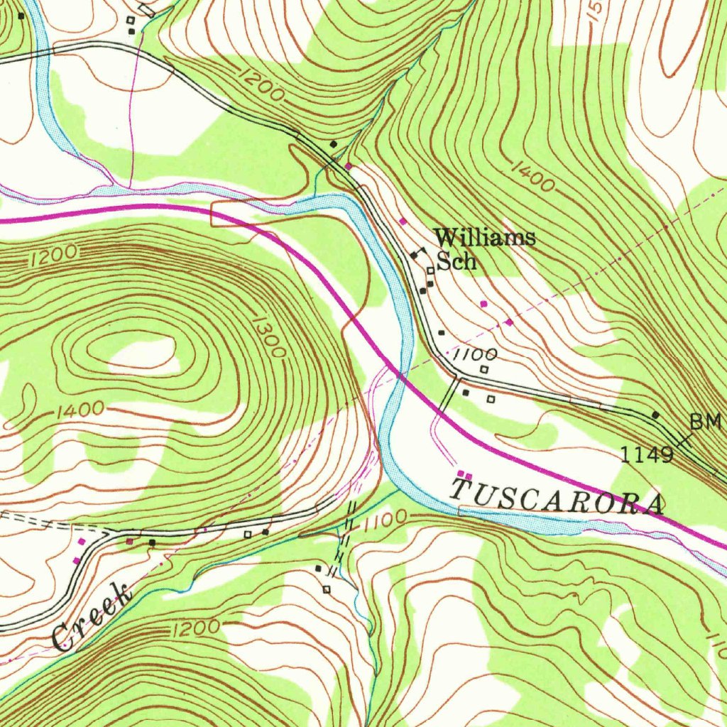 Borden, NY (1953, 24000-Scale) Map by United States Geological Survey ...