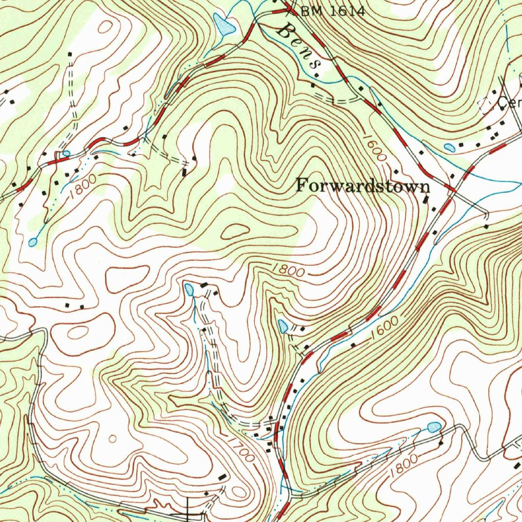 Boswell, PA (1967, 24000-Scale) Map by United States Geological Survey ...