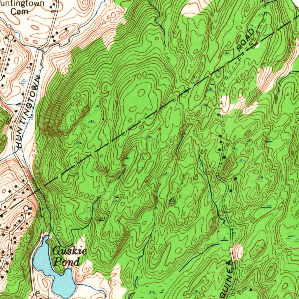 Botsford, CT (1959, 24000-Scale) Map by United States Geological Survey ...