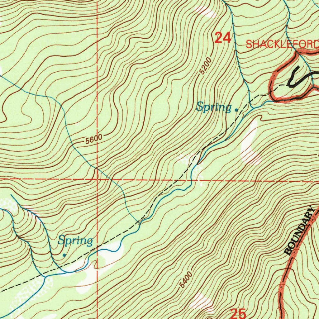 Boulder Peak, CA (2001, 24000-Scale) Map by United States Geological ...