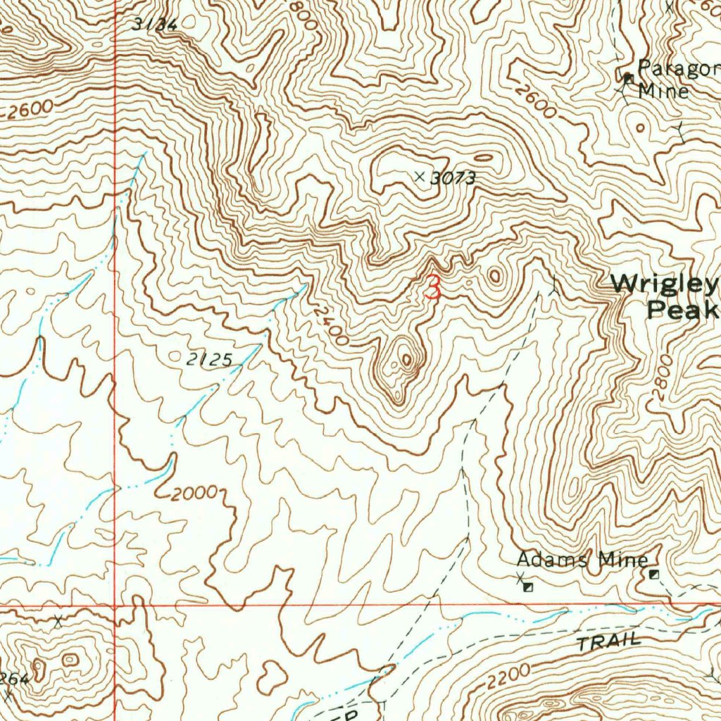 Boundary Cone, AZ (1970, 24000-Scale) Map by United States Geological ...