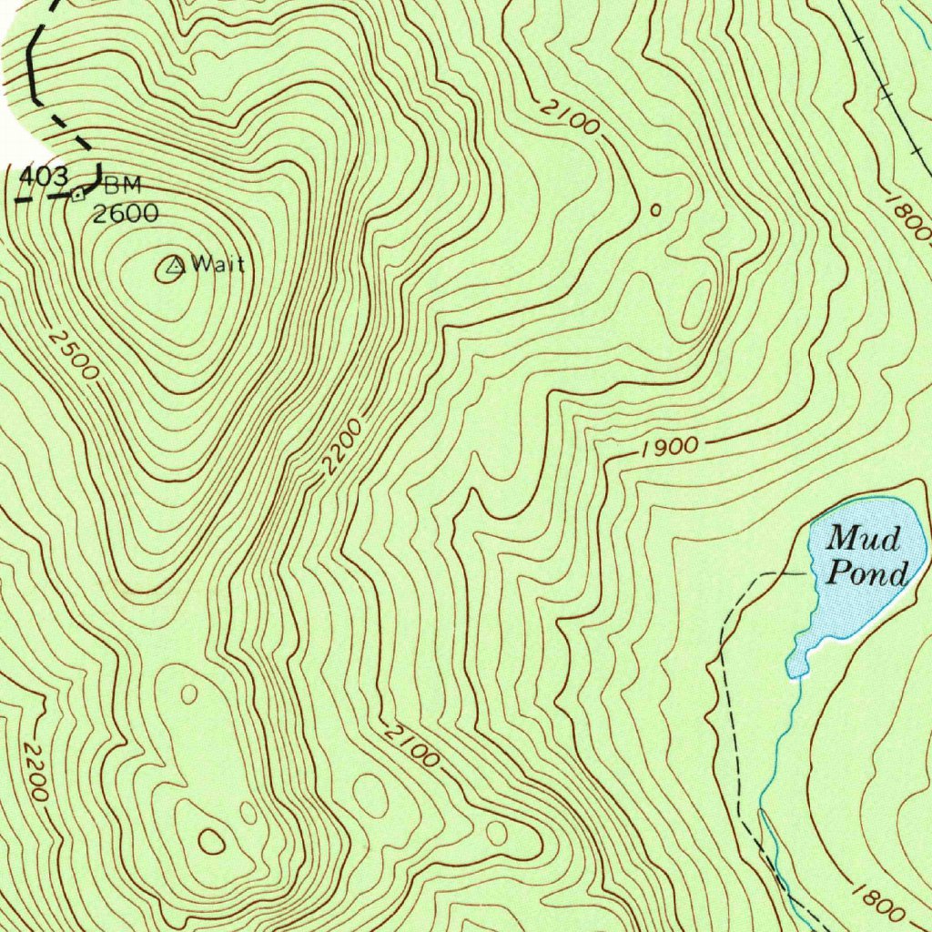 Boundary Pond, ME (1970, 24000-Scale) Map by United States Geological ...