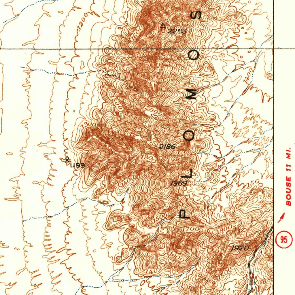 Bouse, AZ (1930, 62500-Scale) Map by United States Geological Survey ...