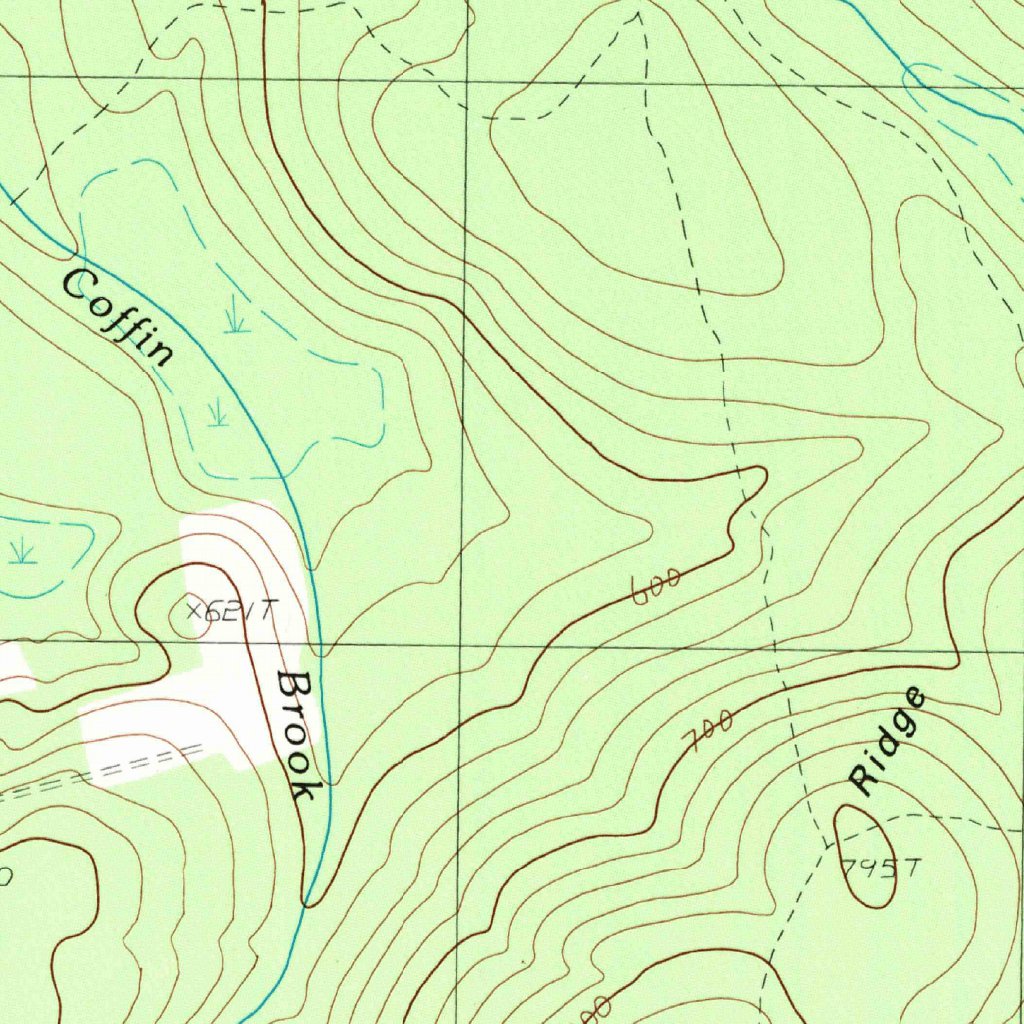 Bowers Mountain, ME (1988, 24000-Scale) Map by United States Geological ...