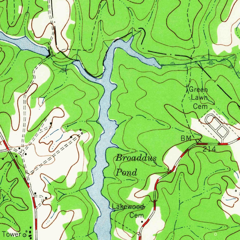 Bowling Green, VA (1949, 24000-Scale) Map by United States Geological ...