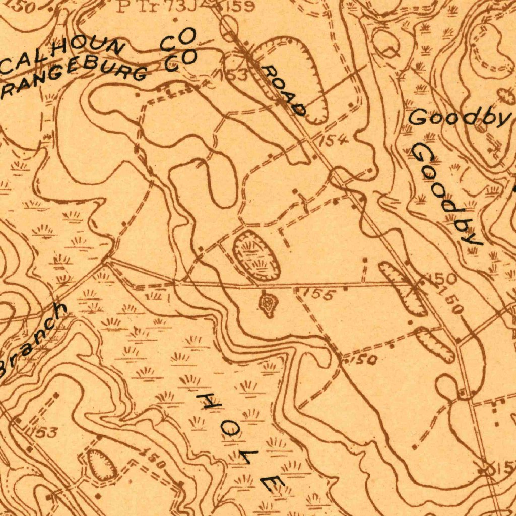 Bowman, SC (1920, 48000-Scale) Map by United States Geological Survey ...
