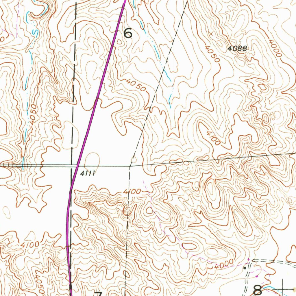Box Butte NW, NE (1947, 24000-Scale) Map by United States Geological ...
